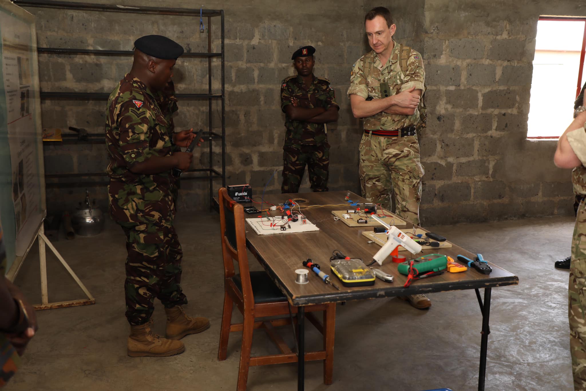 COMMANDING OFFICER UK DEMS COURTESY CALL TO IPSTC